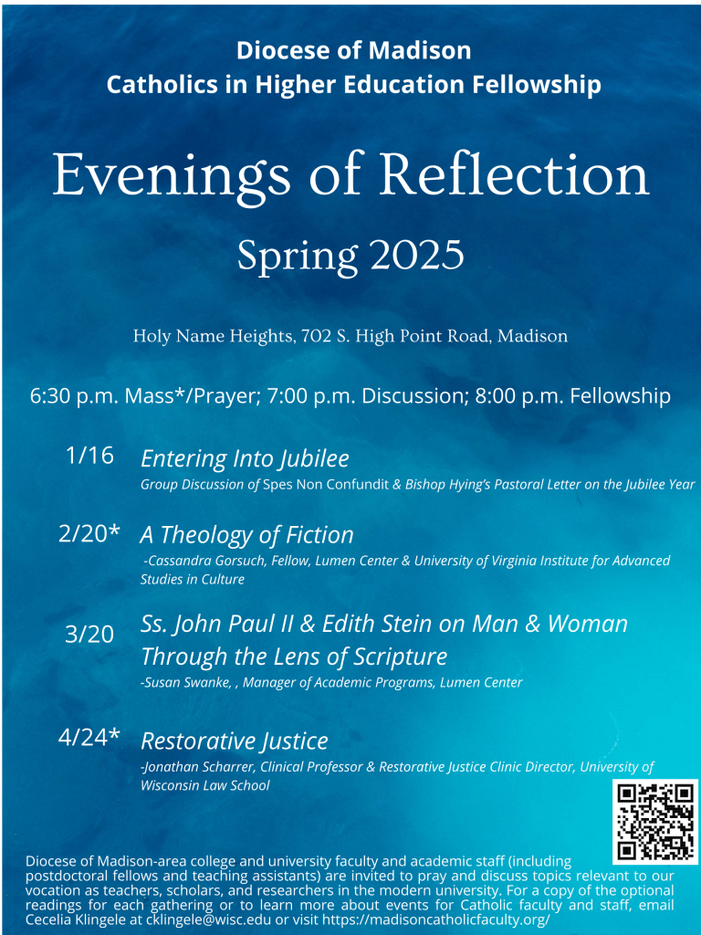Academic Events – Madison Catholic Higher Education Faculty Fellowship